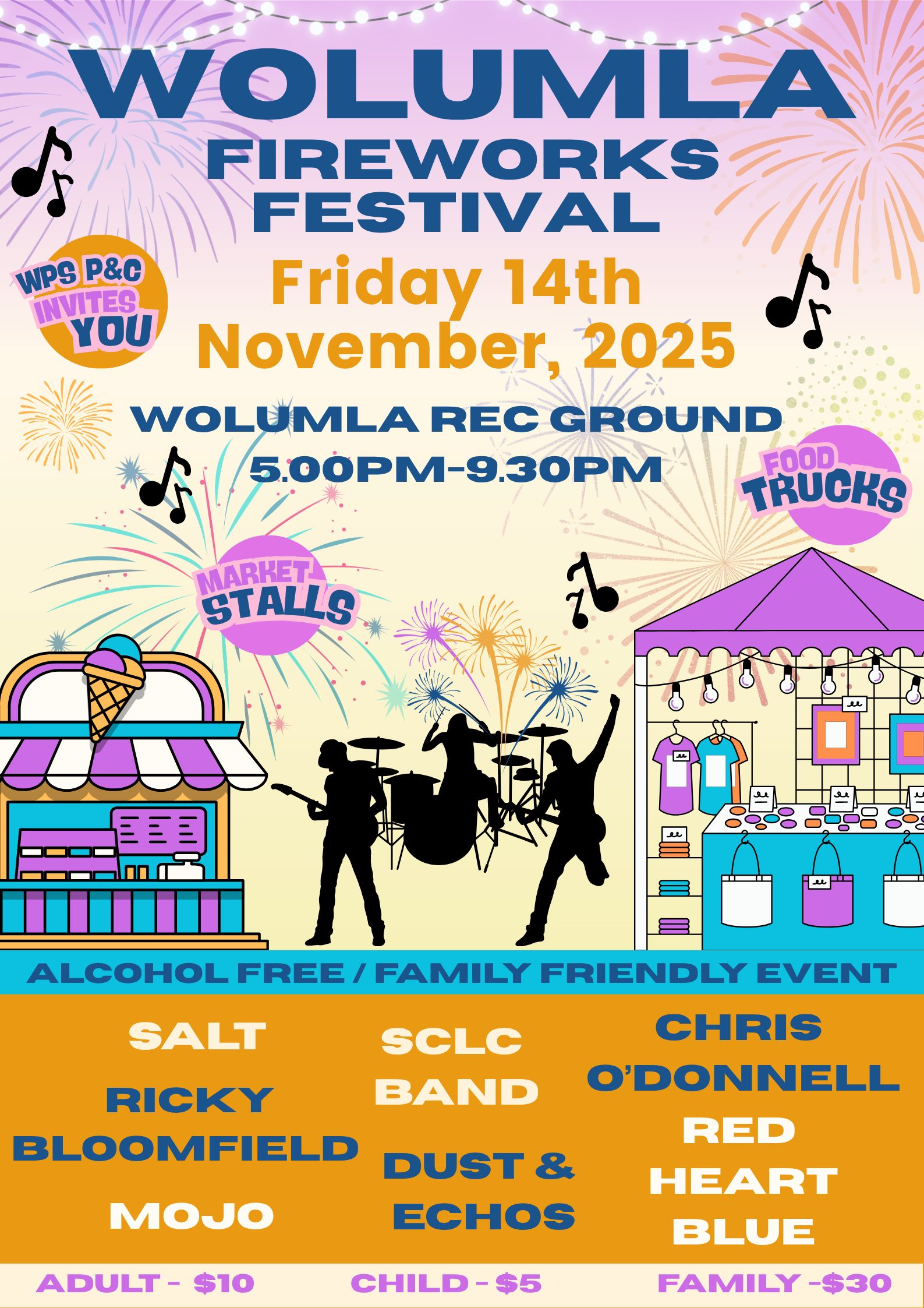 Wolumla Fireworks Festival - Power FM Bega Bay